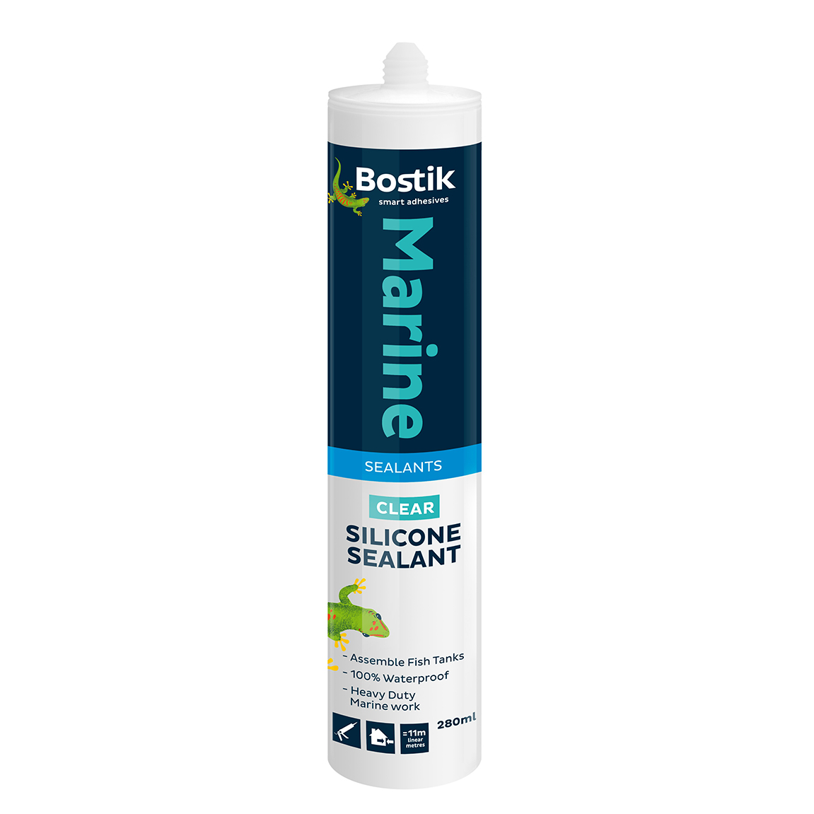 Bostik Marine Silicone Sealant – Clear 280ml | Manex