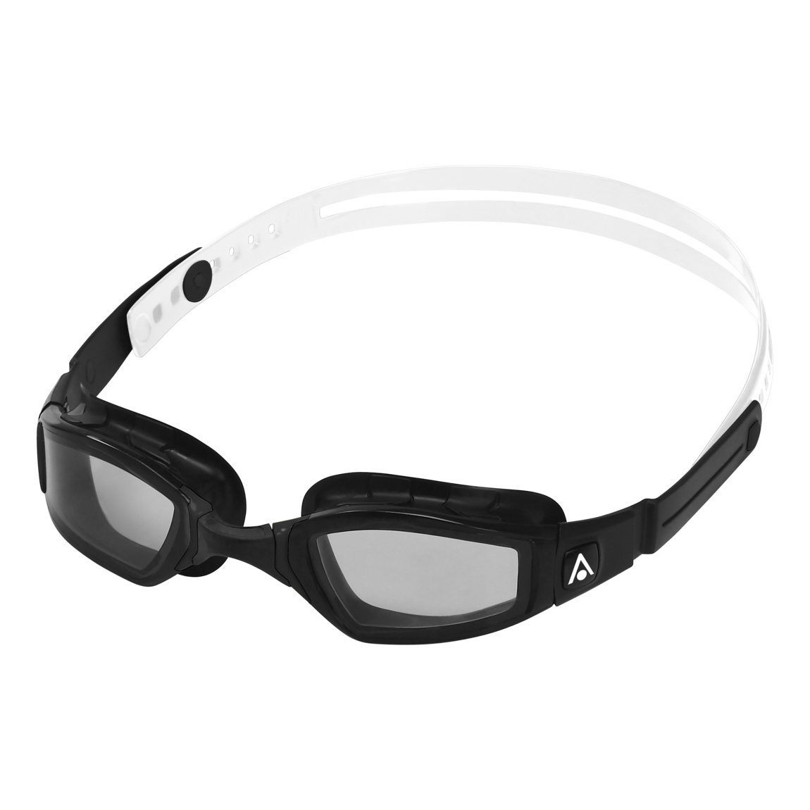 Aquasphere Ninja - Smoke Lens - Black/White Swim Racing Goggles | Manex