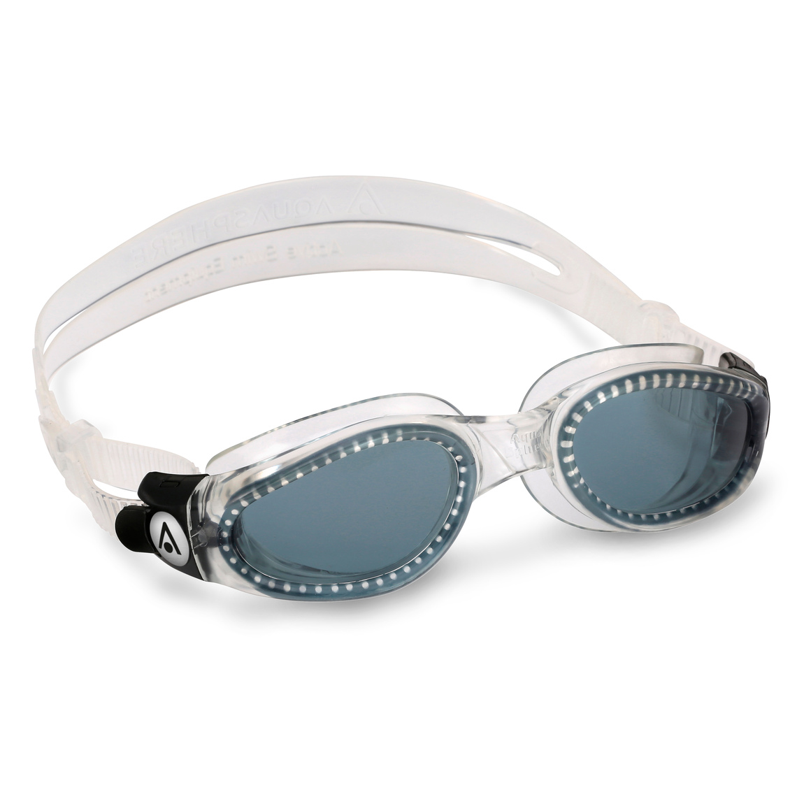 Aquasphere Kaiman - Smoke Lens - Transparent/Transparent Swim Goggles ...