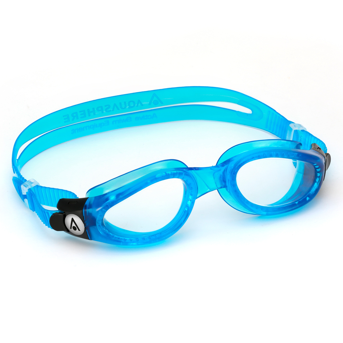 Aquasphere Kaiman - Clear Lens - Light-Blue/Transparent Swim Goggles ...
