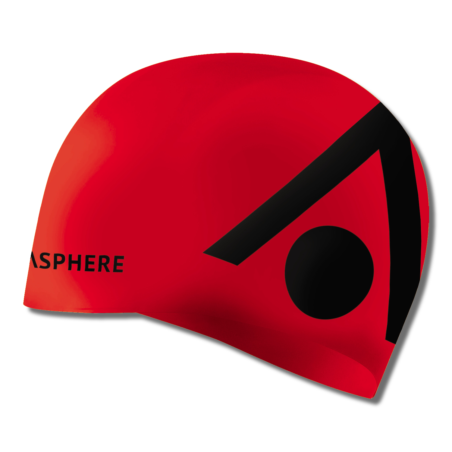 Aquasphere Tri Silicone Swim Cap Red Black | Manex