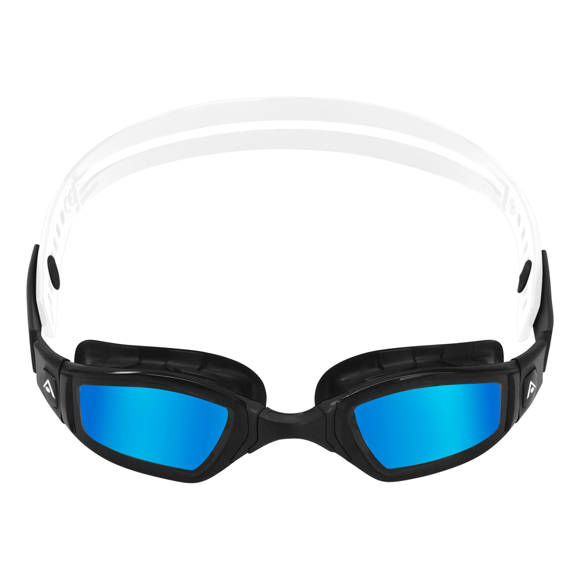 Aquasphere Ninja - Blue Titanium Mirrored Lens - Swim Racing Goggles ...