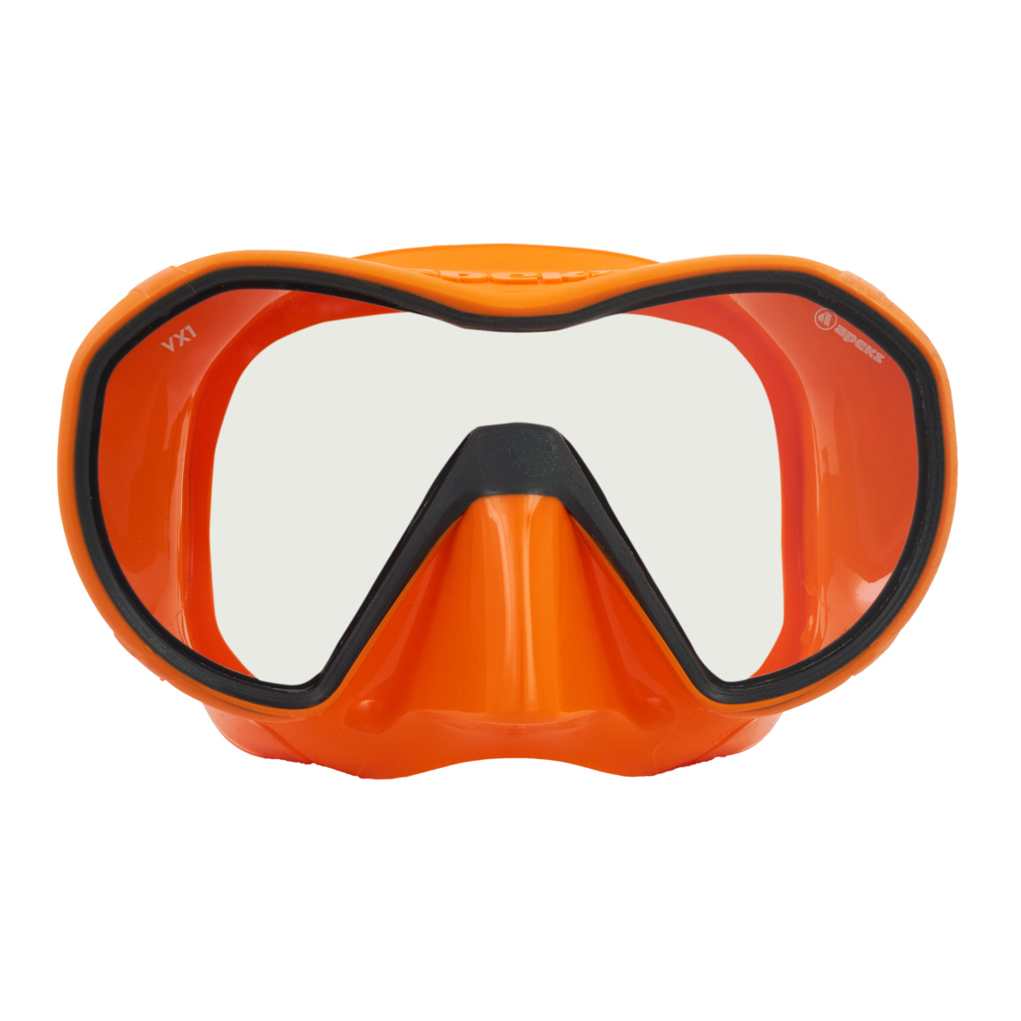 Apeks VX1 - Clear Lens - Orange/Grey Dive Mask | Manex