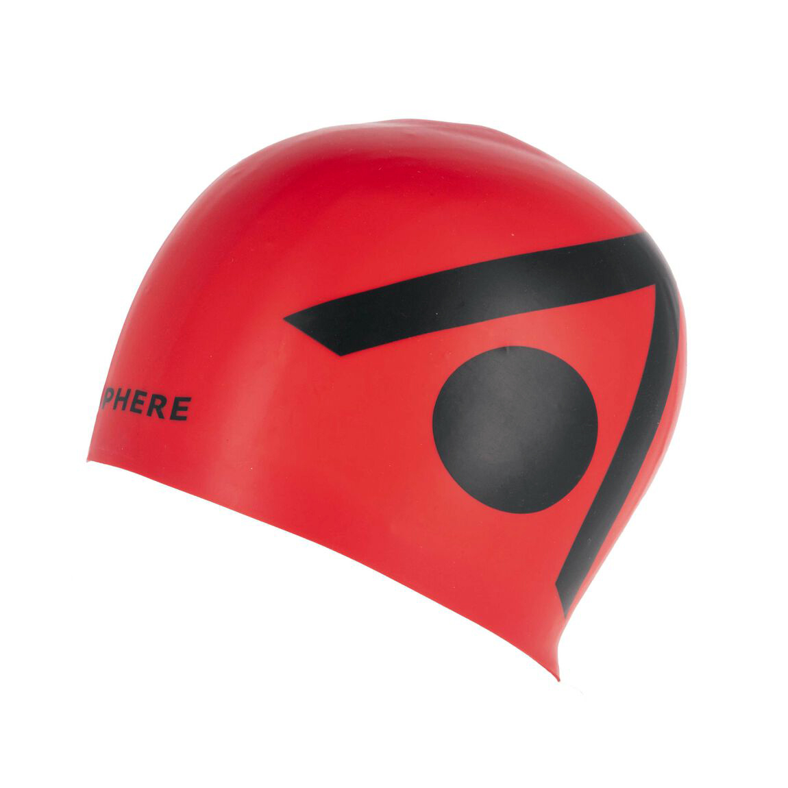 Aquasphere Tri Silicone Swim Cap Red Black | Manex