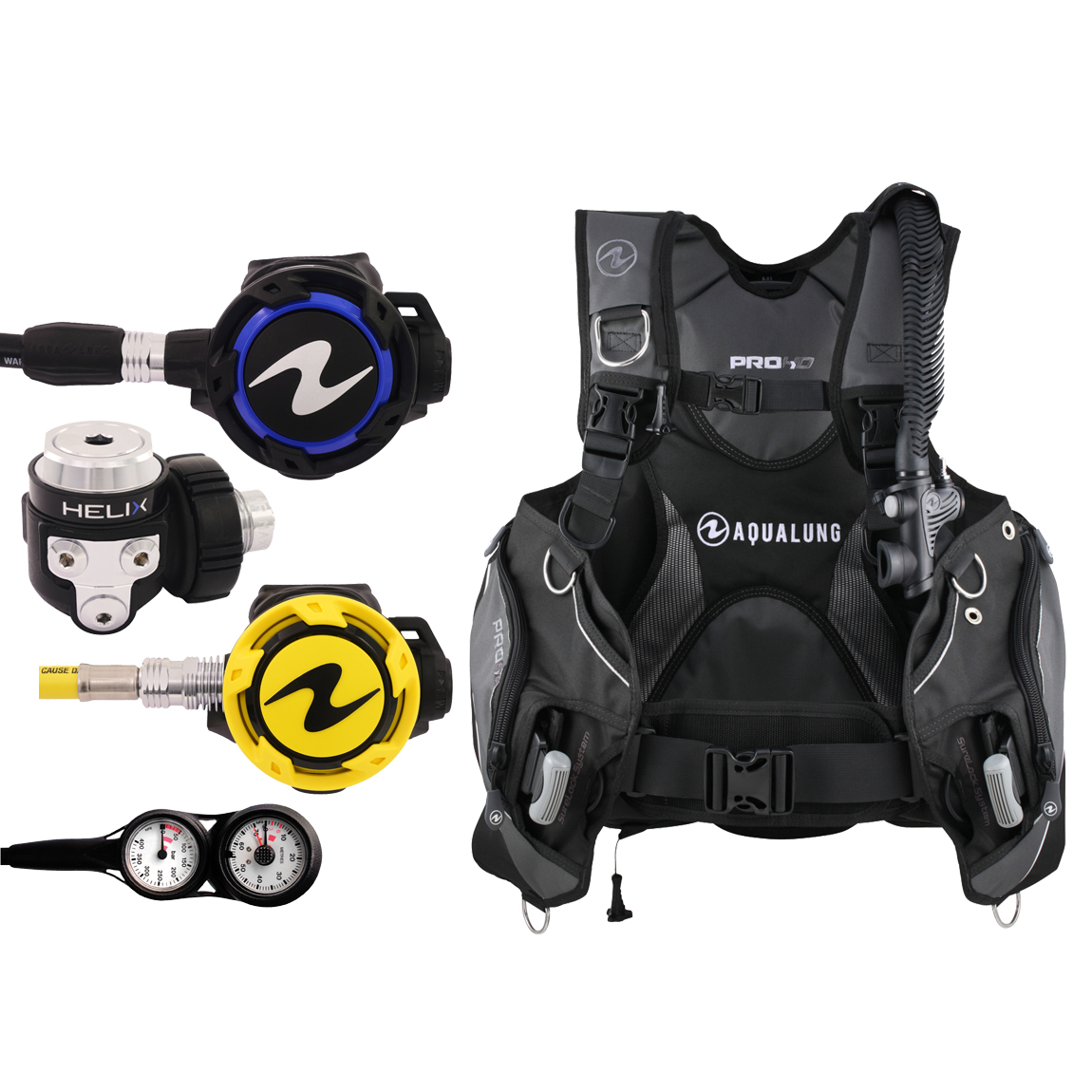 Helix Pro HD Men Scuba Hardgear Set | Manex