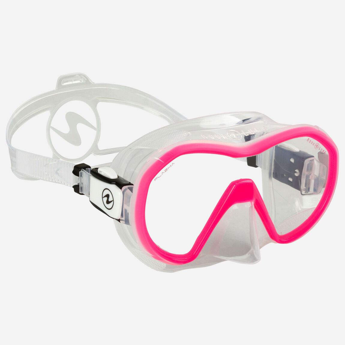 Aqualung Plazma Scuba Mask - Transparent/Pink | Manex