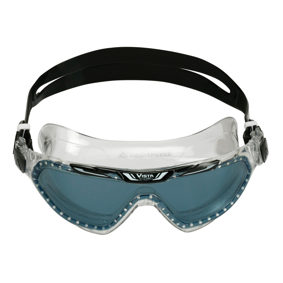 Aquasphere Vista XP - Smoke Lens - Transparent/Black Swim Mask | Manex