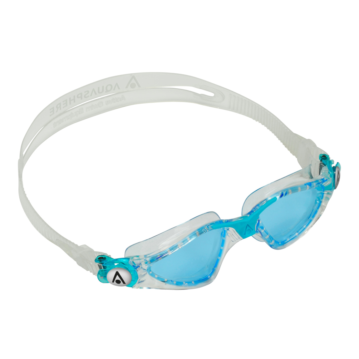 Aquasphere Kayenne Junior - Blue Tinted Lens - Transparent/Aqua Swim ...