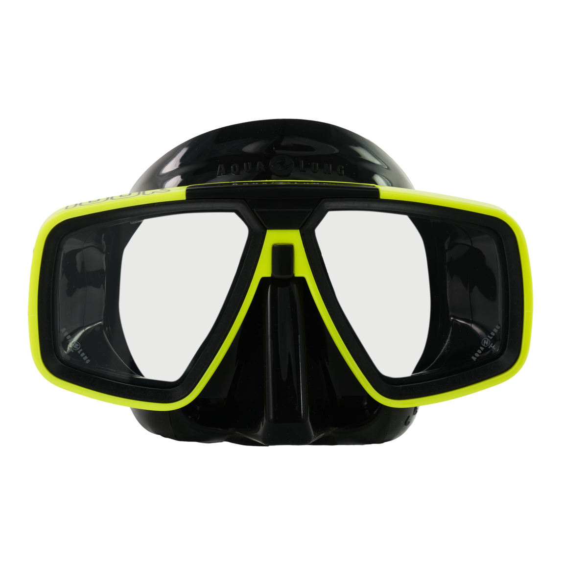 Aqualung Look Scuba Mask - Black/Yellow | Manex