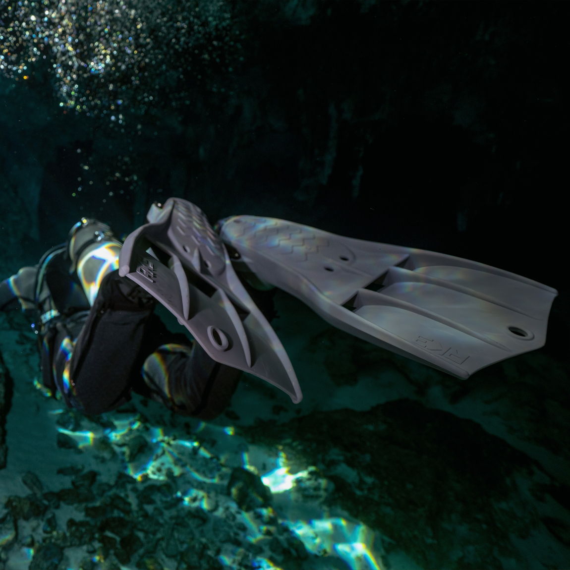 Apeks VX1 UV RK3 Tech Diving Set - Grey | Manex