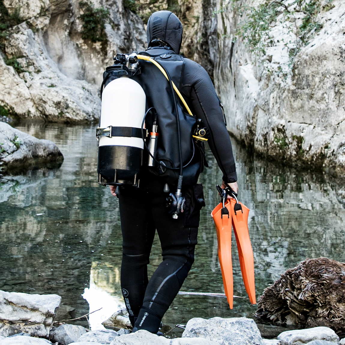 Apeks VX2 RK3 Tech Diving Set - Orange | Manex