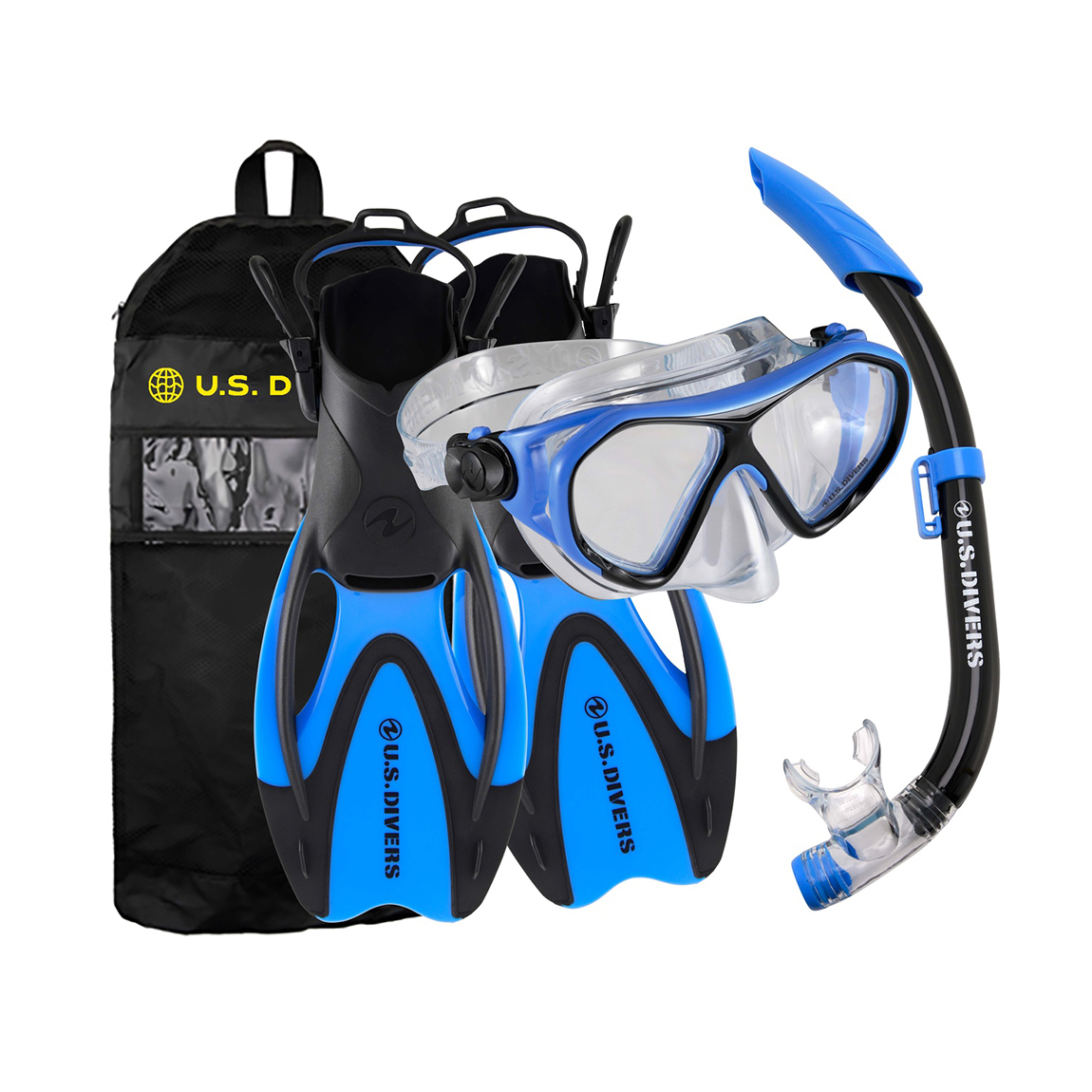 U.S. Divers Dorado II - Junior Snorkeling Set - Blue/Black | Manex