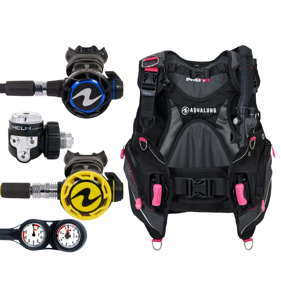 Helix Compact | Pro HD Women - Scuba Hardgear Set | Manex